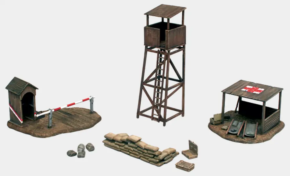 Italeri Battlefield Buildings of World War II Diorama Model Kit Scale 1 ...
