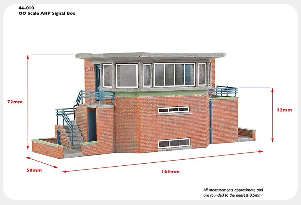 Scenecraft ARP Signal Box Model Railway Building 00 Gauge